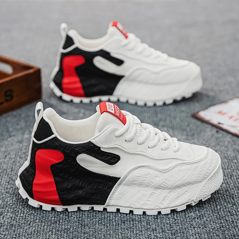 Chunky Sneaker Men Designer Sport Shoes Fashion Casual Microfiber ...