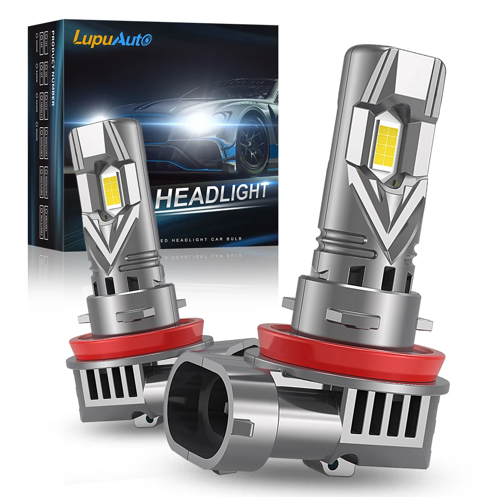 2Pcs-LED-H11-9006-HB4-LED-Headlight-with-Fan-Single-Copper-Tube-Canbus ...