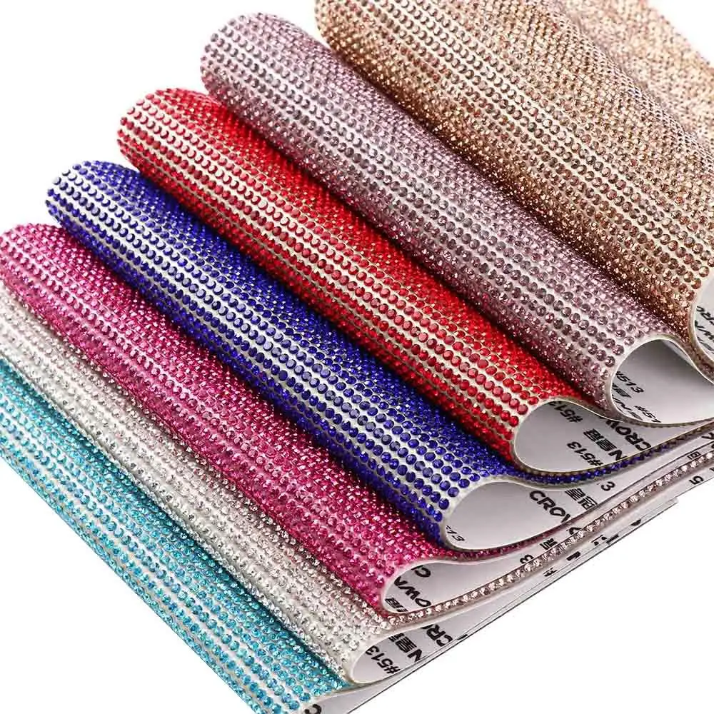 1 Sheet Multicolor DIY Rhinestone Sticker Bling Bling Self-Adhesive Car ...