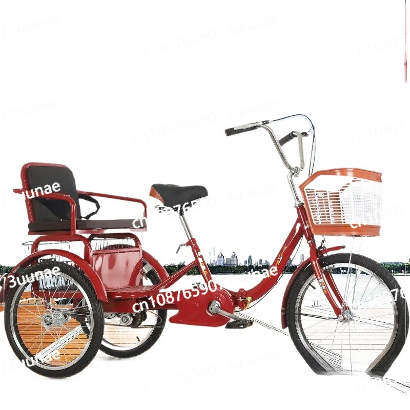 Nieuwe-Ouderen-Driewieler-Riksja-Ouderen-Scooter-Pedaal-Dubbele-Fiets ...