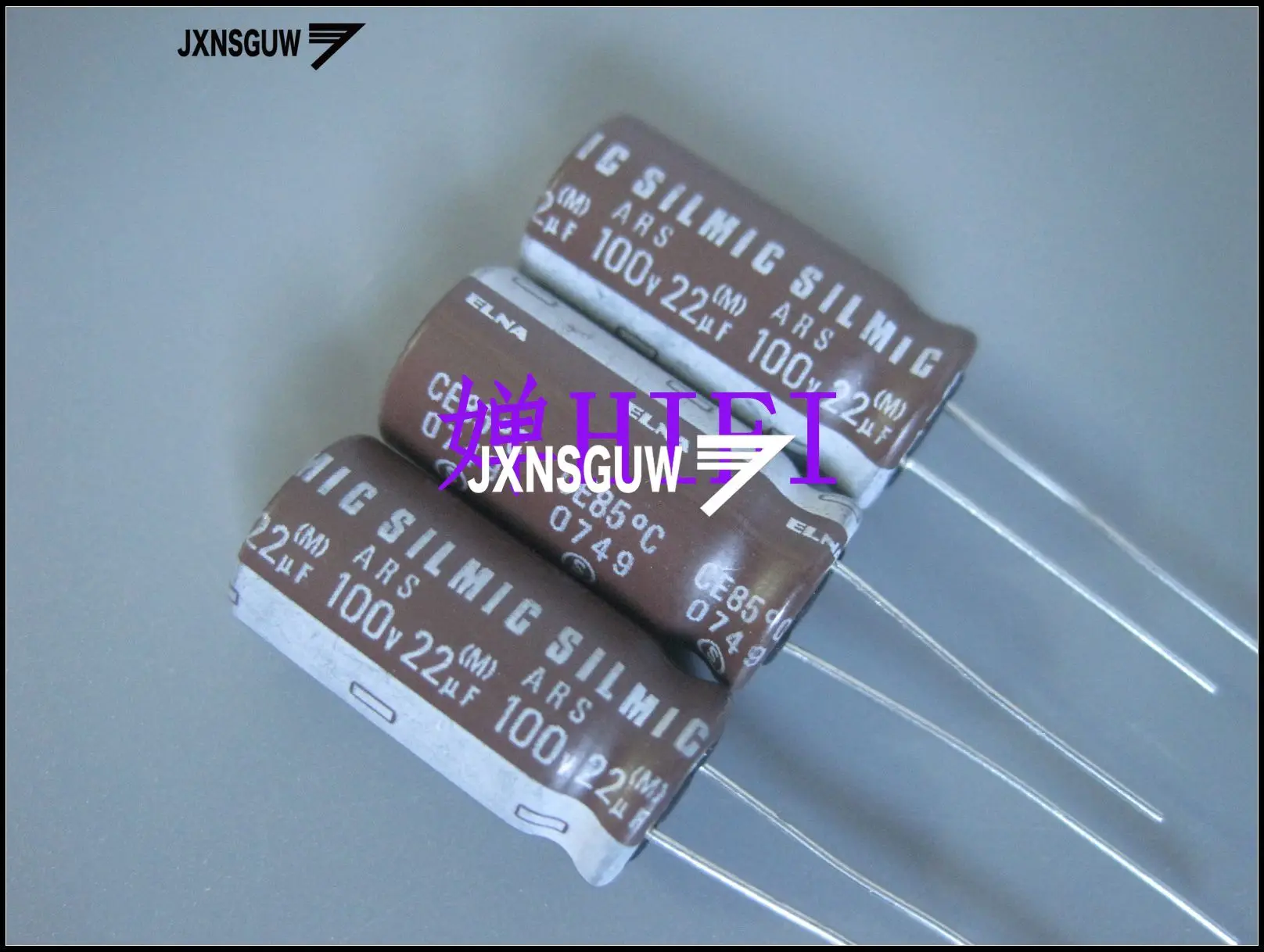 10PCS ELNA SILMIC ARS 100V22UF 10X20MM สีน้ำตาล Robe Audio ตัวเก็บประจุอลูมิเนียมอิเล็กโทรลีติค ...