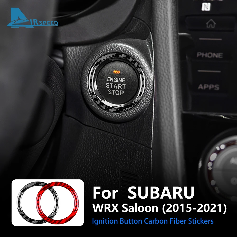 Sticker-For-Subaru-WRX-Saloon-2015-2021-Real-Carbon-Fiber-Start-Stop ...