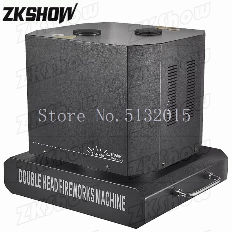1300W-Remote-Dual-Head-Rotation-Fireworks-Cold-Flame-Sparkuler-Spin ...