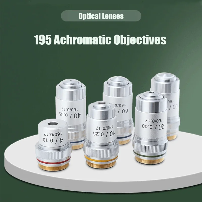 Microscopio-biol-gico-acrom-tico-lente-de-objetivo-4X-10X-20X-40X-60X ...