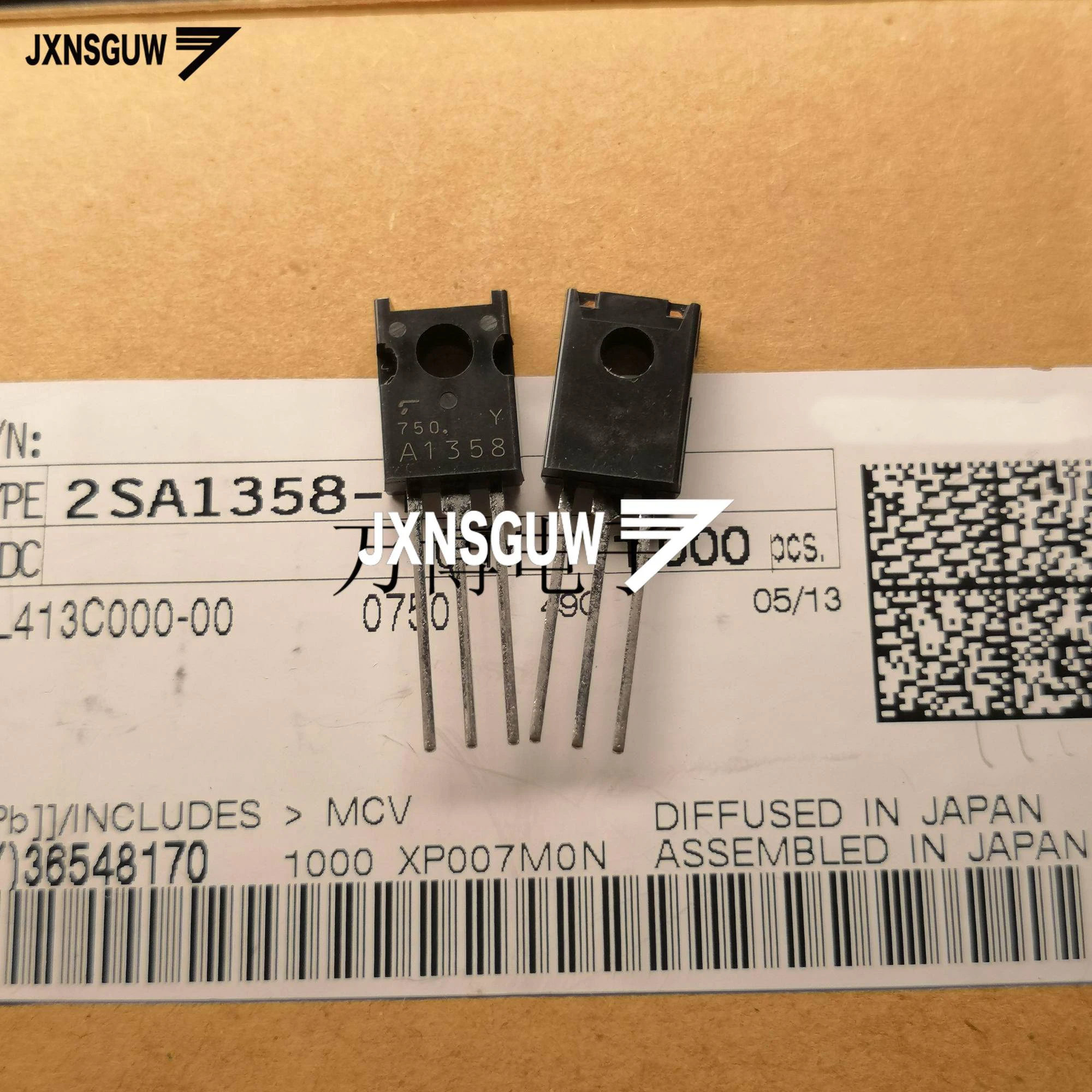 10PCS 2SA1358 Y TO-126 Transistor A1358 Audio Power Amplifier 2SA1358-Y ...