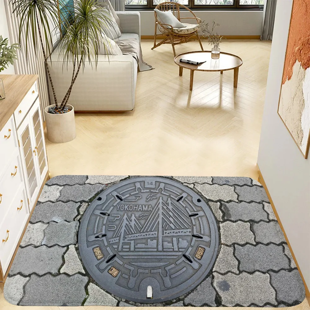 Funny-3D-Traps-Manhole-Cover-Carpet-for-Bathroom-Rug-Mat-Room ...