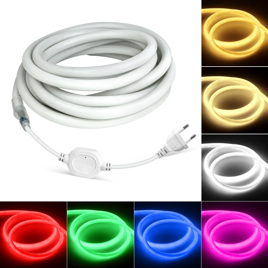 Waterproof-360-Degree-Neon-Lighting-Led-Strip-220V-30M-50M-100M-Neon ...