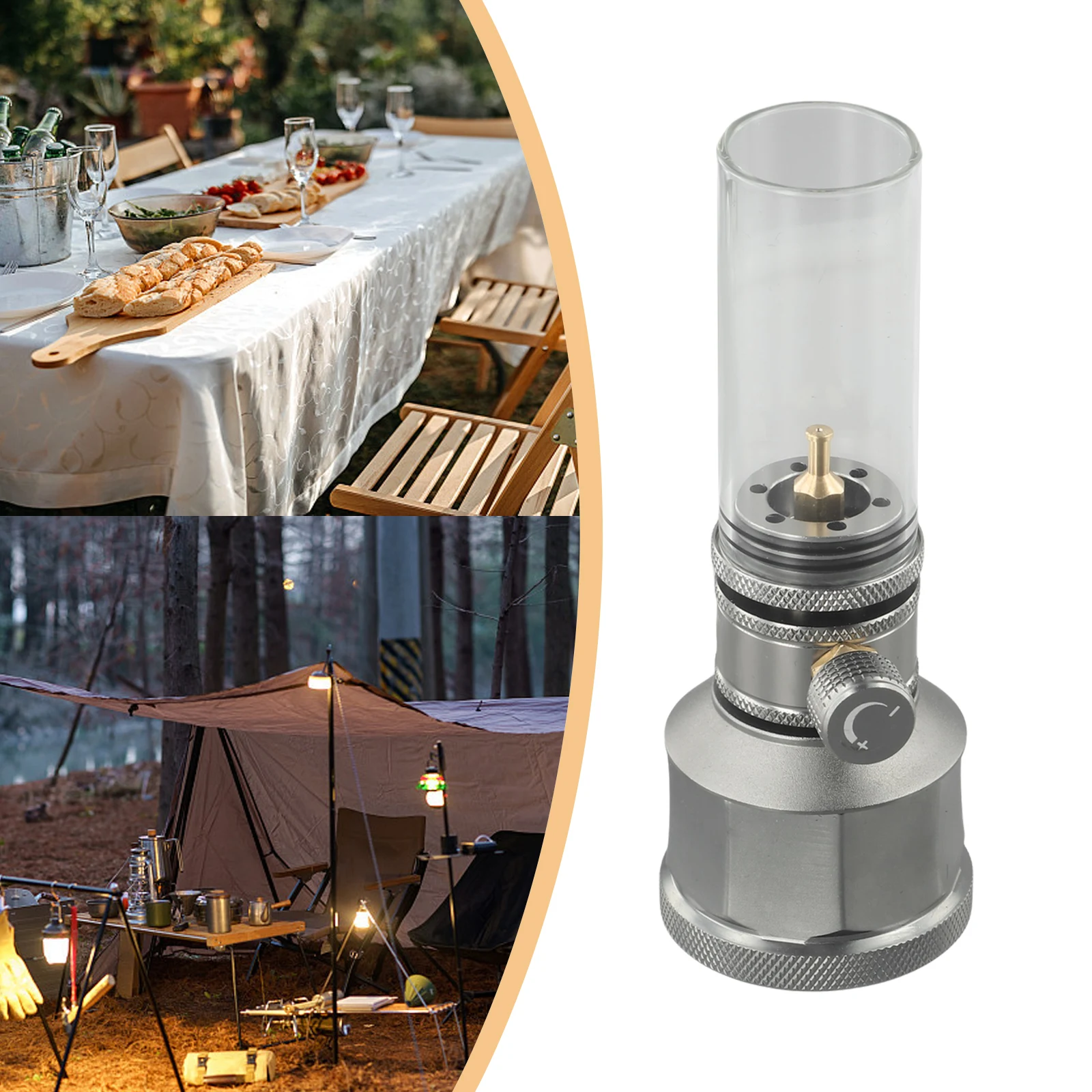 Outdoor-Gas-Lantern-Candlelight-Kit-Camping-Lamp-With-Empty-Tank ...