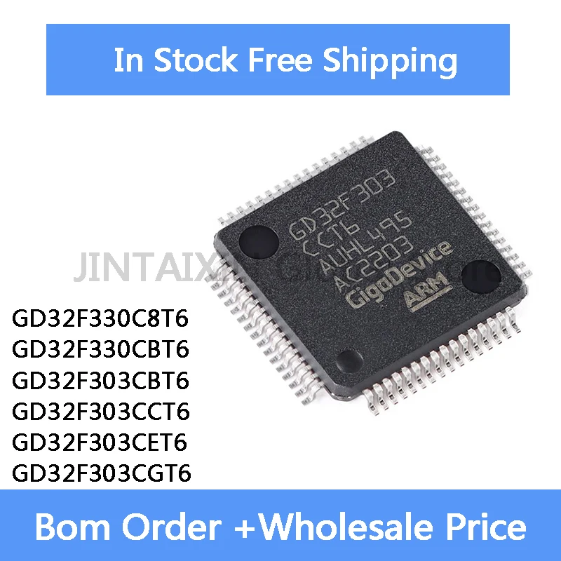 5 قطعة GD32F330C8T6 GD32F330CBT6 GD32F303CBT6 GD32F303CCT6 GD32F303CET6 ...