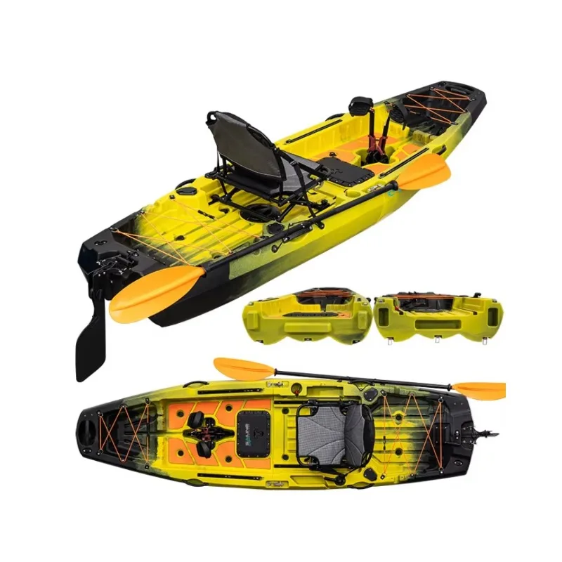 10ft Sailing Outdoor LLDPE Boats, with 2 Piece Pro Angler Fishing Pedal ...
