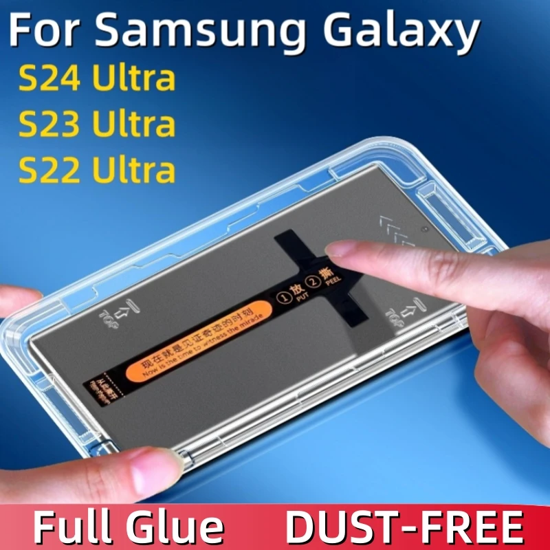 For Samsung Galaxy S22 S23 S24 Ultra Tempered Glass Tempering Glass ...