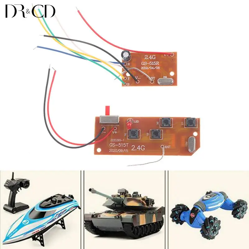 2-4G-4CH-RC-Remote-Control-Circuit-27MHz-PCB-Transmitter-And-Receiver ...