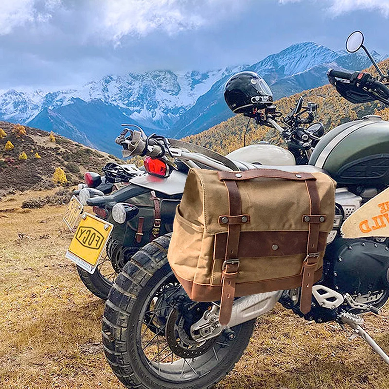 Universal-Retro-Motorcycle-Side-Bag-Waterproof-Motorbike-Rider-Helmet ...