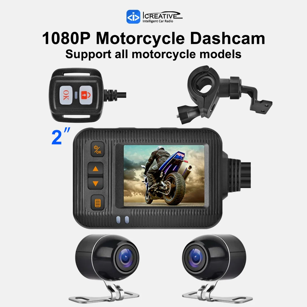 1080P-2-Waterproof-Motorcycle-Driving-Camera-DVR-Dashcam-Front-Rear ...