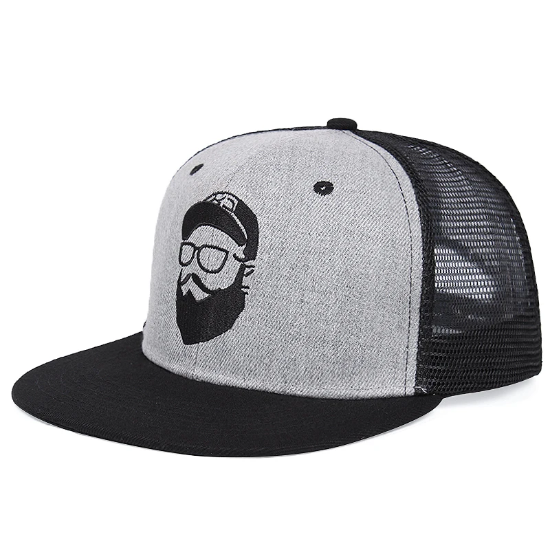 Gorras de béisbol de malla Demin para hombre y mujer, gorro bordado de estilo Hip Hop, informal ...