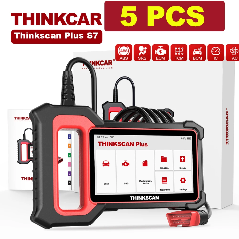 Precio-VIP-5-piezas-THINKCAR-THINKSCAN-Plus-S7-S4-S6-OBD2-Herramienta ...