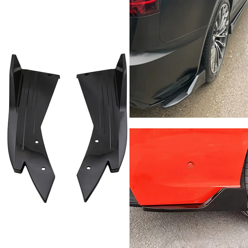 Carbon Fiber Universal Car Spoiler Rear Bumper Strip Lip Diffuser ...