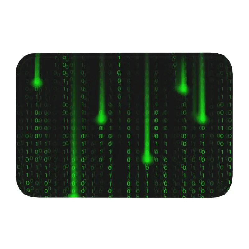 Custom-Matrix-Code-Doormat-Anti-Slip-Entrance-Kitchen-Bath-Floor-Door ...
