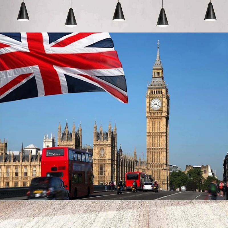 Photography-Backdrop-Elizabeth-Tower-London-Bridge-Buildings-British ...