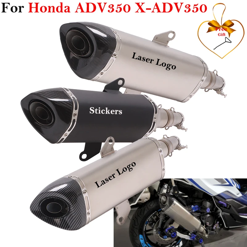 For Honda Adv350 X-adv 350 Motorcycle Exhaust Escape Moto System Modify ...