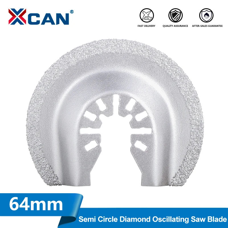 XCAN 1pc Diamond Semi Circle Saw Blade Segment Swing Multi-tool ...