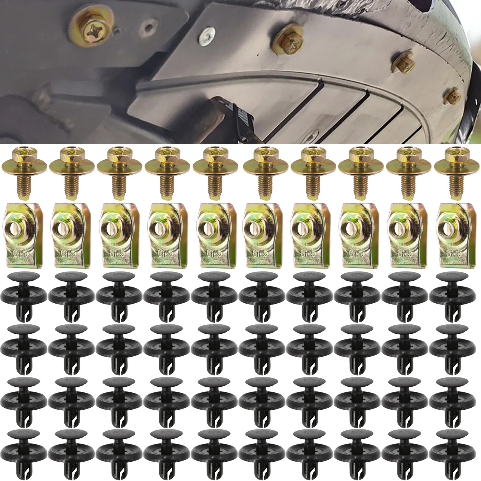 Engine-Under-Cover-Push-Type-Retainer-Bumper-Fender-Rivet-Body-Bolts-U ...