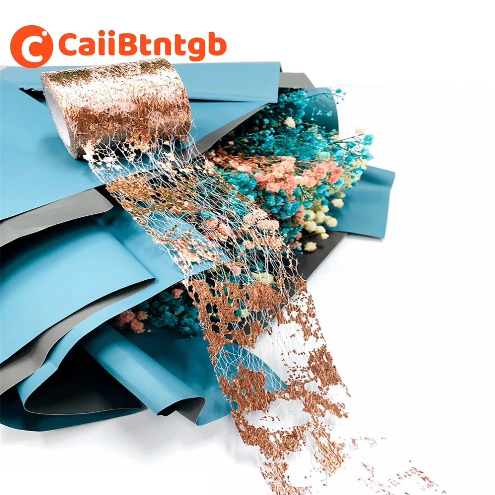 Messy Net Bronzing Tulle Roll Fabric 2.4Inch X 10 Yards Multiple Colors ...