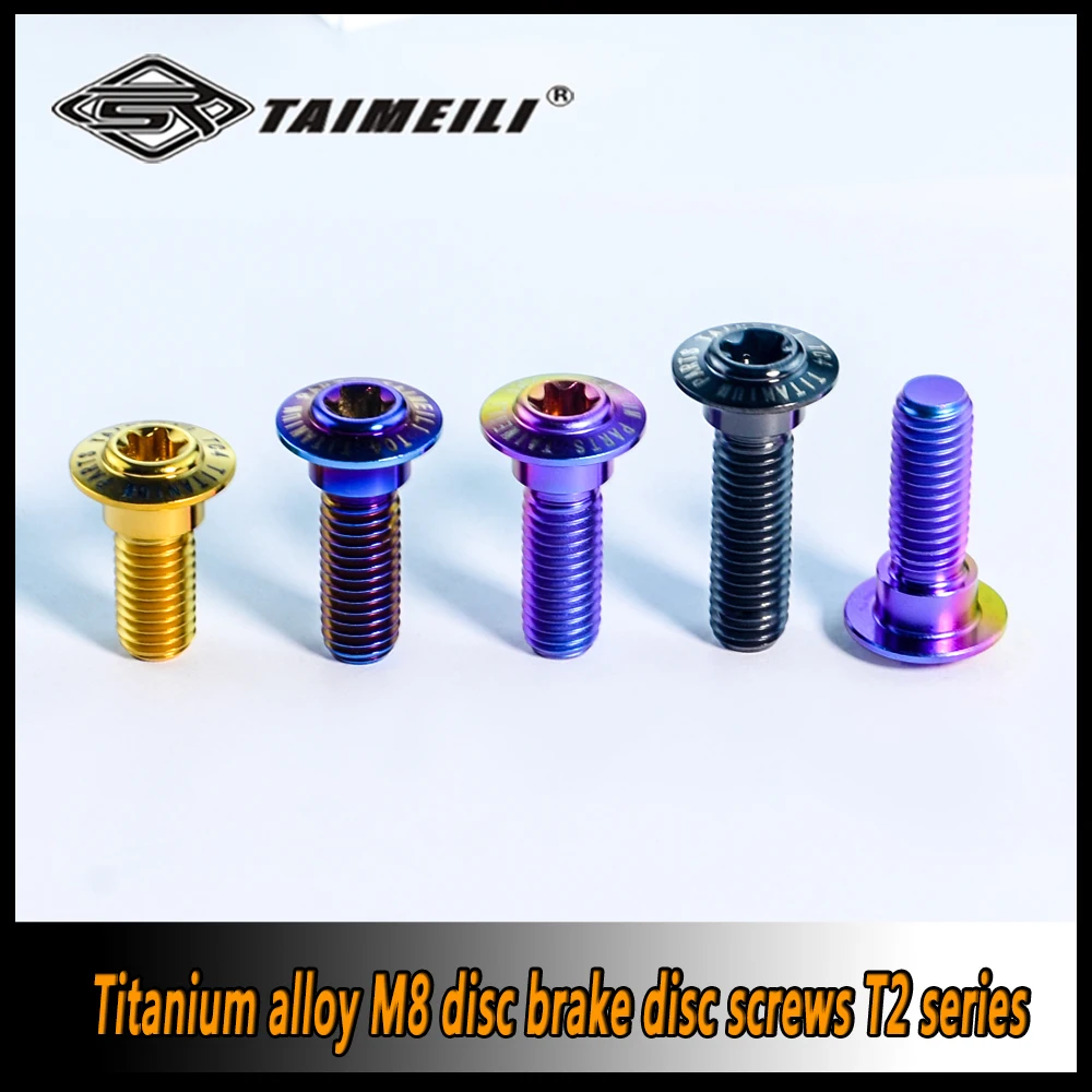 TAIMEILI-1pcs-Titanium-alloy-motorcycle-brake-disc-screws-T2-series-M8 ...