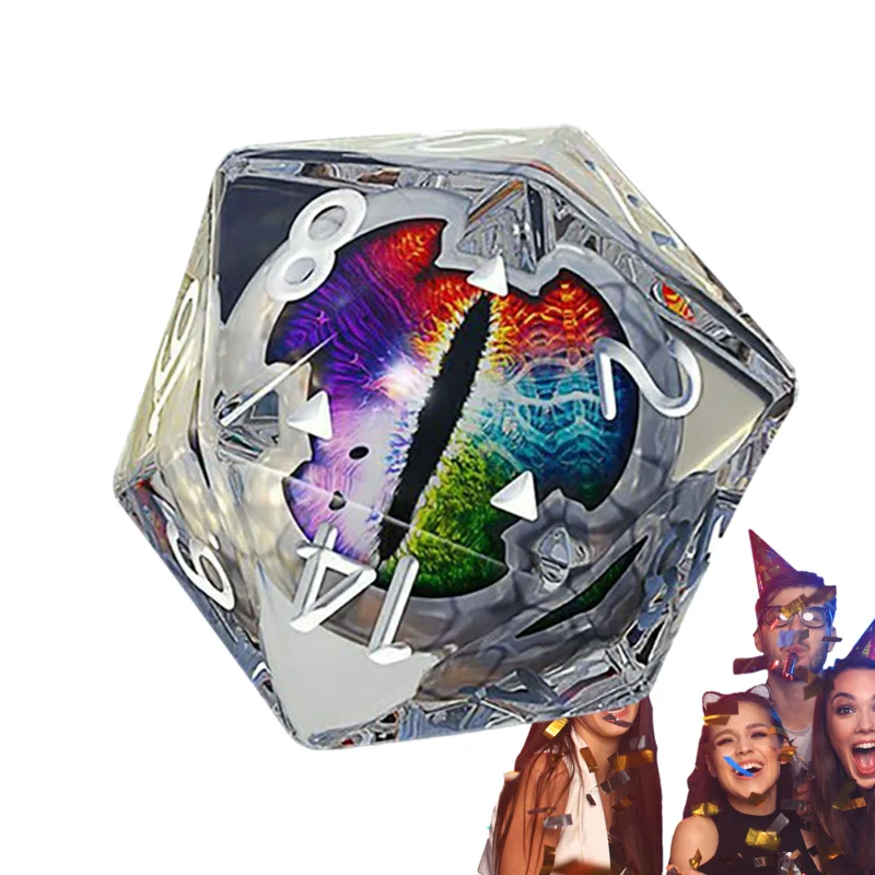 Dragon Eye Dice 20 Sides Game Dice Handcrafted Designer Polyhedral RPG ...