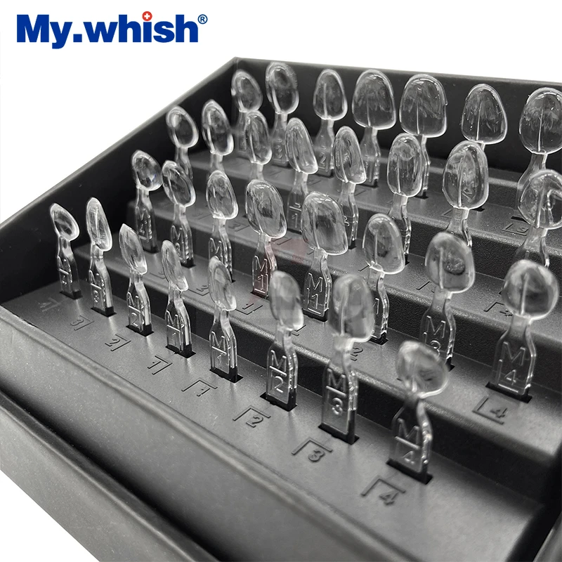 32pcs/set Dental Veneer Mould Kit Composite Resin Mold Light Cure ...
