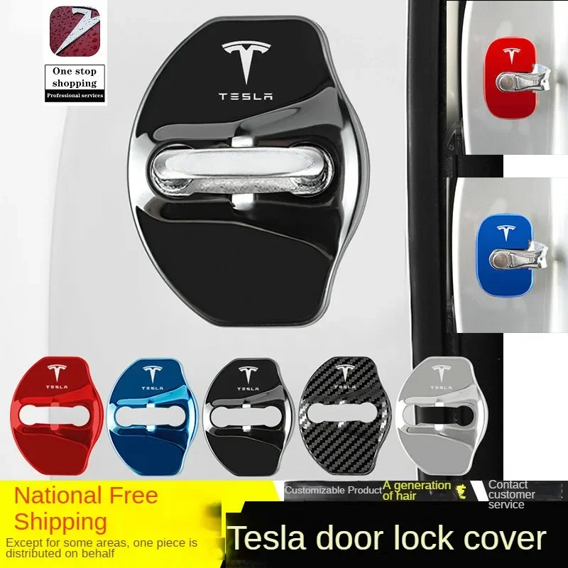 for-Tesla-door-lock-cover-model3-Y-X-S-car-lock-buckle-TESLA-anti-rust ...