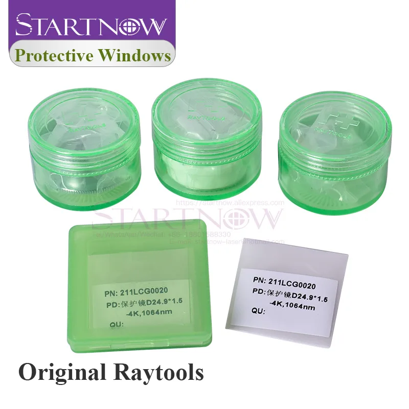 Raytools Original Protective Windows 37x7mm Laser Optical Protection ...