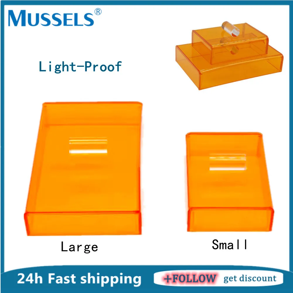 Dental Resin Shading Box Light-Proof Aesthetic Protective Cover Acrylic ...
