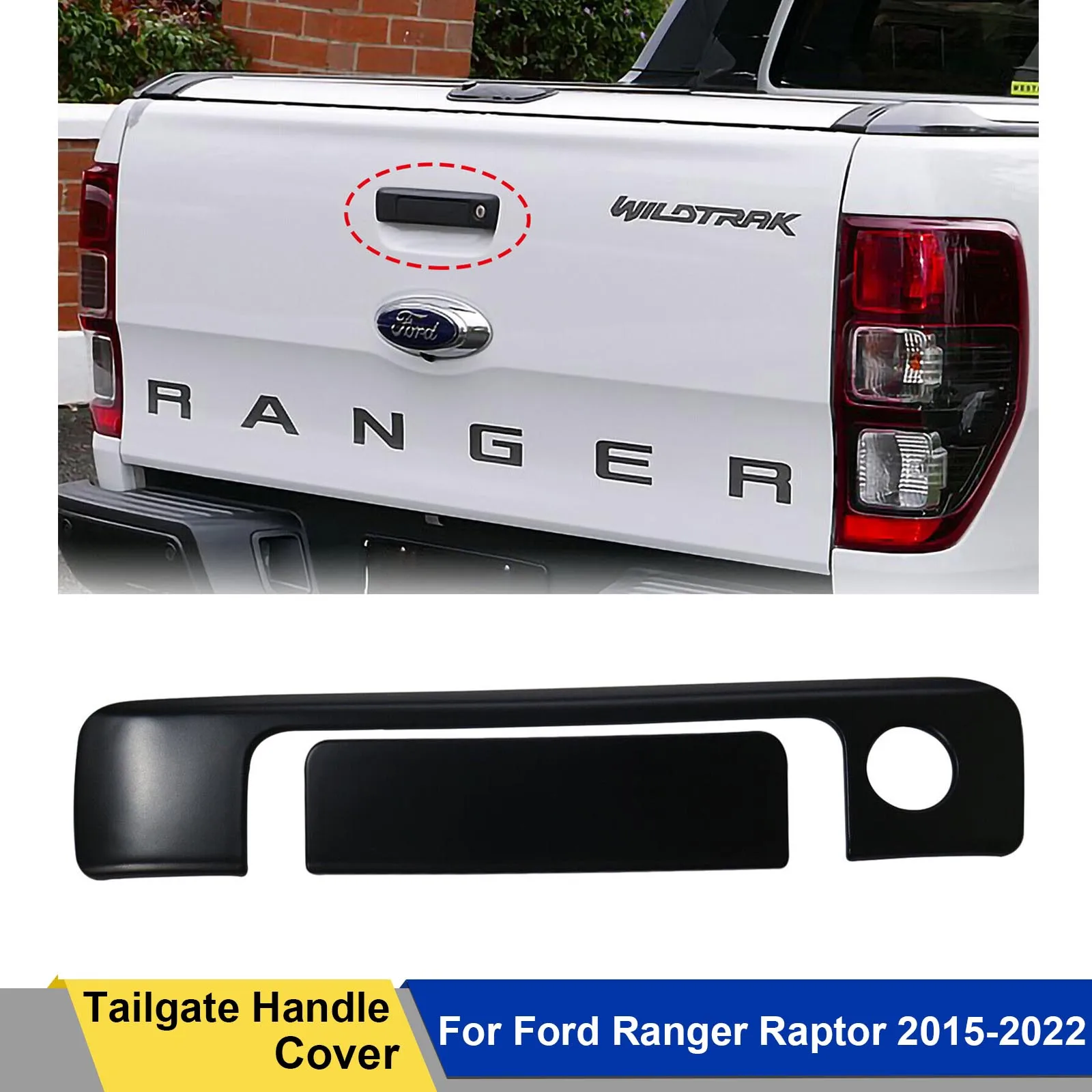 Cubiertas-de-manija-de-puerta-trasera-para-Ford-Ranger-Raptor-orificio ...