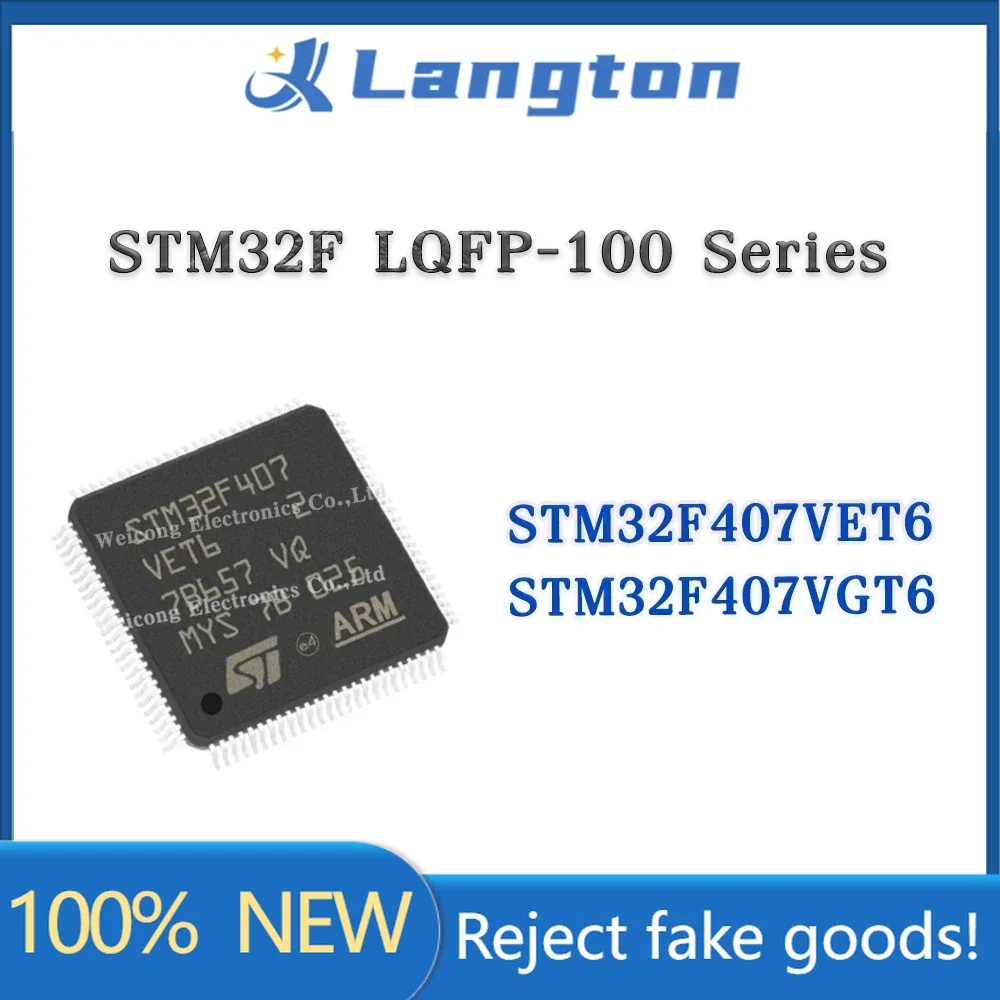 New-Original-STM32F407VET6-STM32F407VGT6-STM32F407VE-STM32F407VG ...
