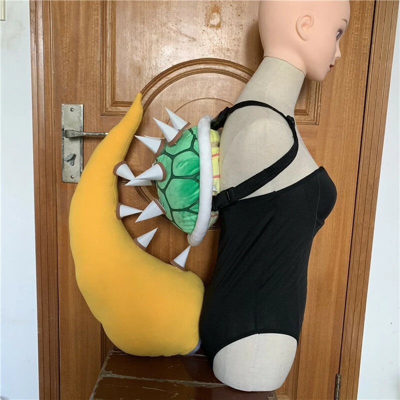 Bowsette Koopa Princess Plush Tail Turtle Shell Cosplay Set Anime ...