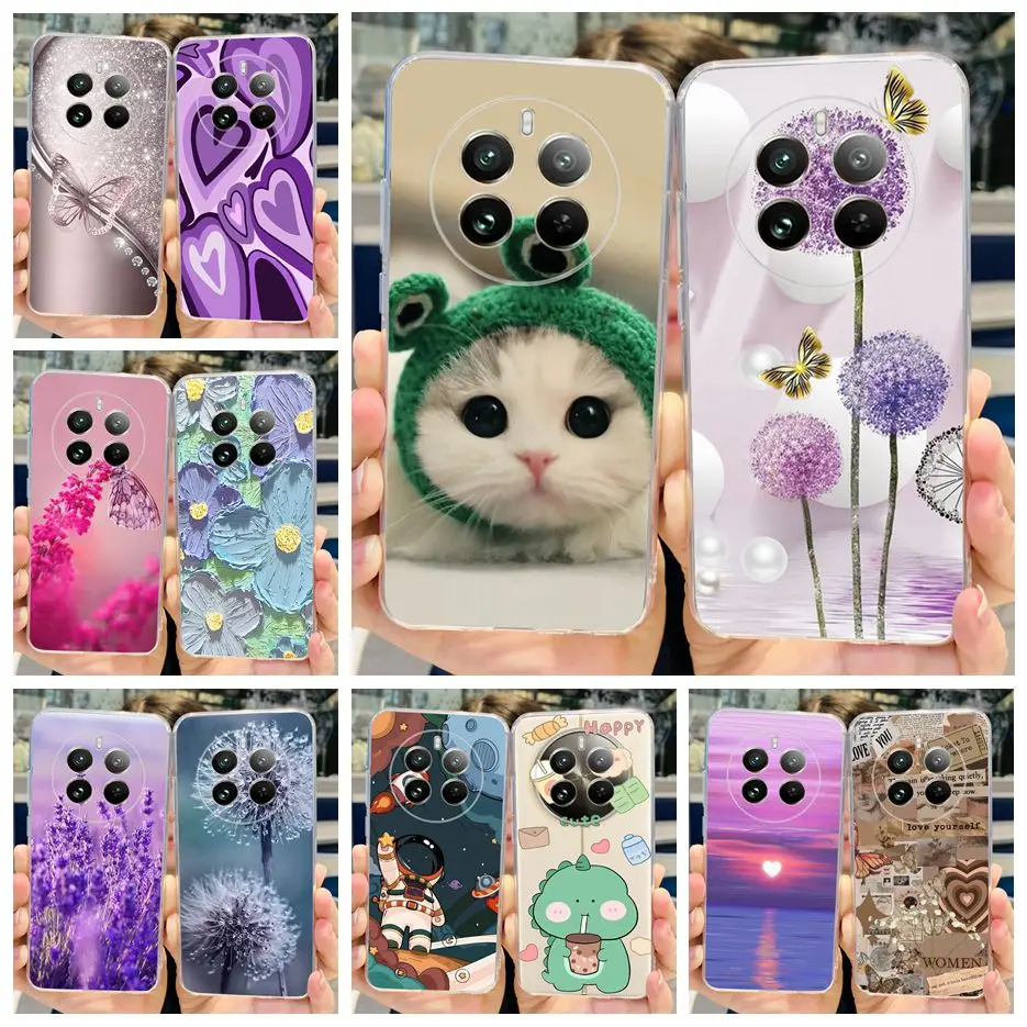 For Realme 12 Pro Plus Case RMX3840 Luxury Painted Cover Soft Silicone ...