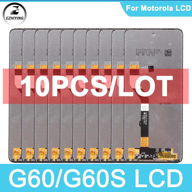 10Pcs-Lot-Wholesale-For-Motorola-G60-LCD-Display-Touch-Screen-Digitizer ...