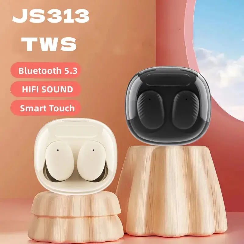JS313-Bluetooth-Earphone-Touch-Control-Wireless-Headphones-Earbuds-V5-3 ...