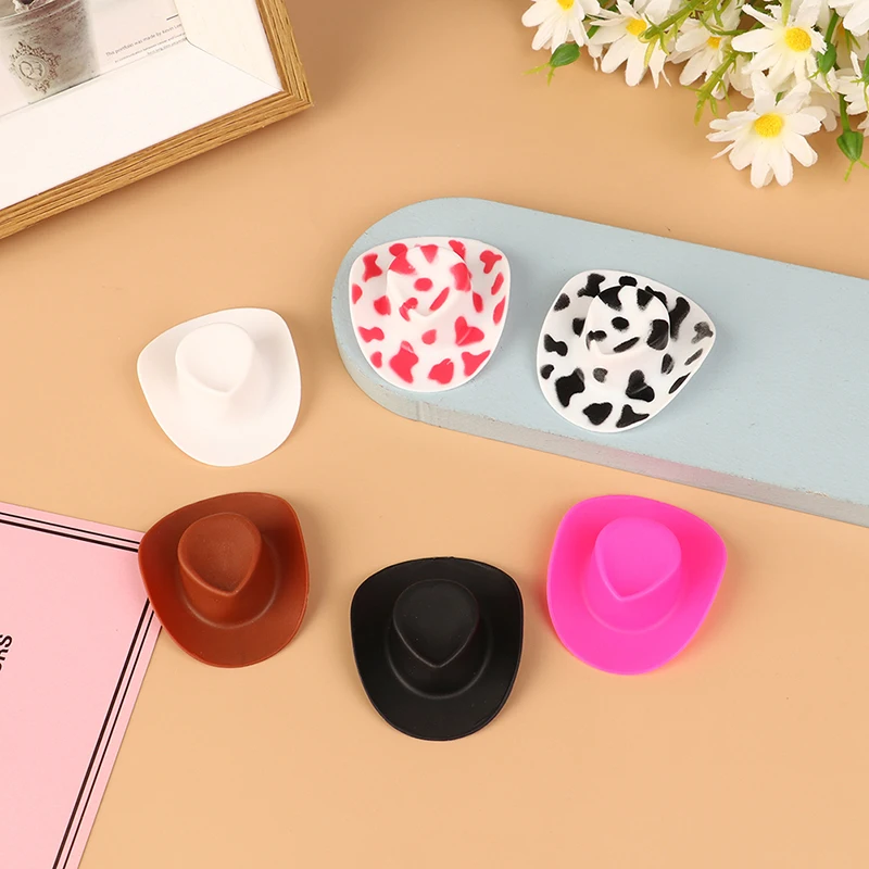 Miniatura-Plastic-Doll-Hat-Western-Cowboy-Hat-Cowgirl-Hat-Bonecas ...