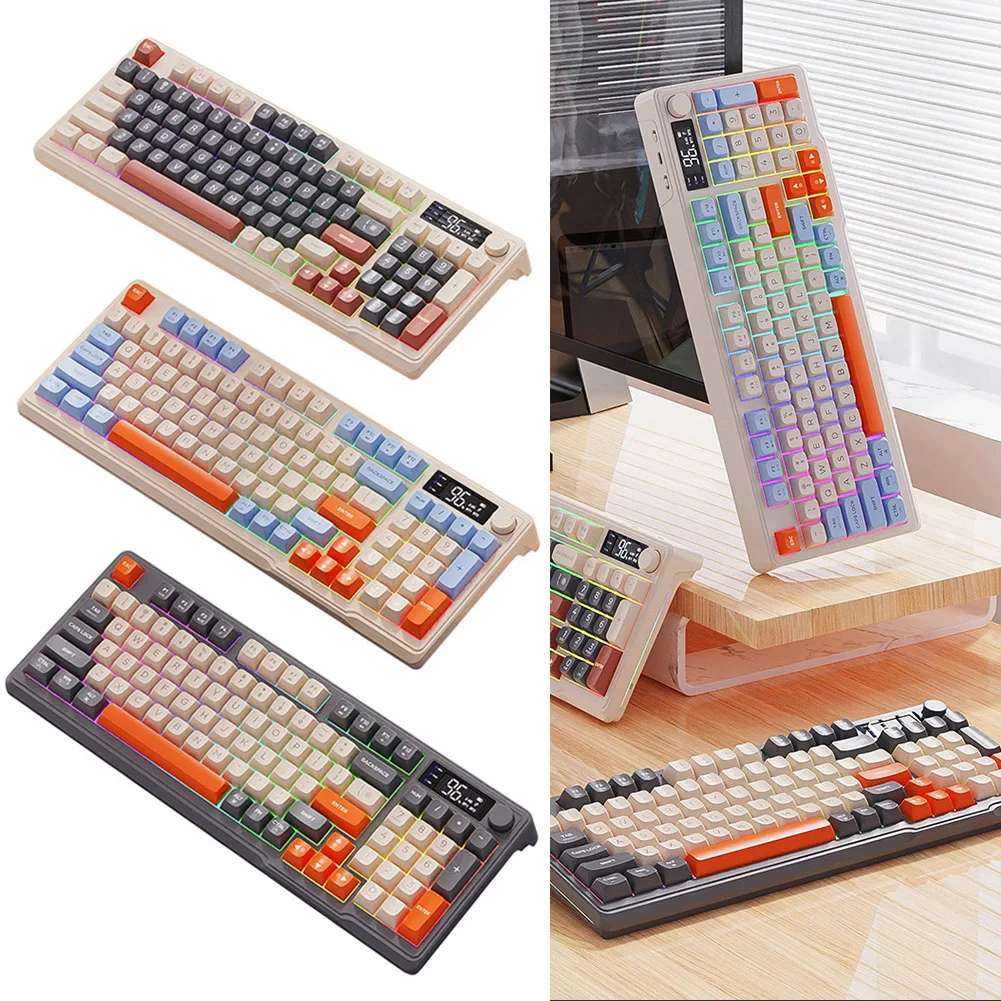 Dual-Mode-Gaming-Keyboard-Luz-Colorida-RGB-Backlit-Computador-Jogos-e ...