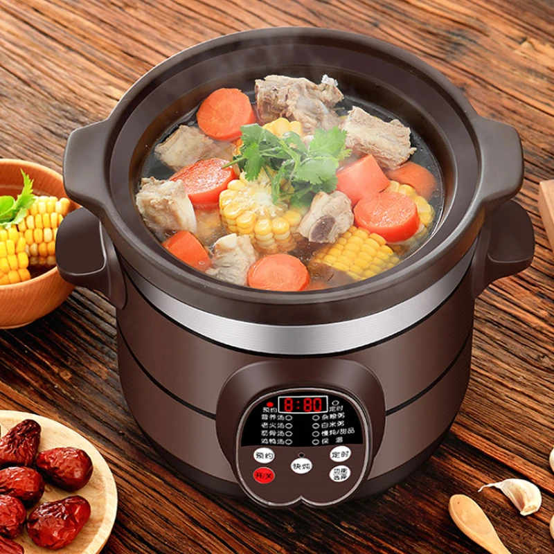 Electric-Stewpot-Ceramic-Soup-Household-Stew-Porridge-Automatic ...
