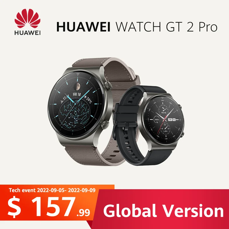 In Stock Global Version Huawei Watch Gt 2 Pro Smartwatch 14 Days ...