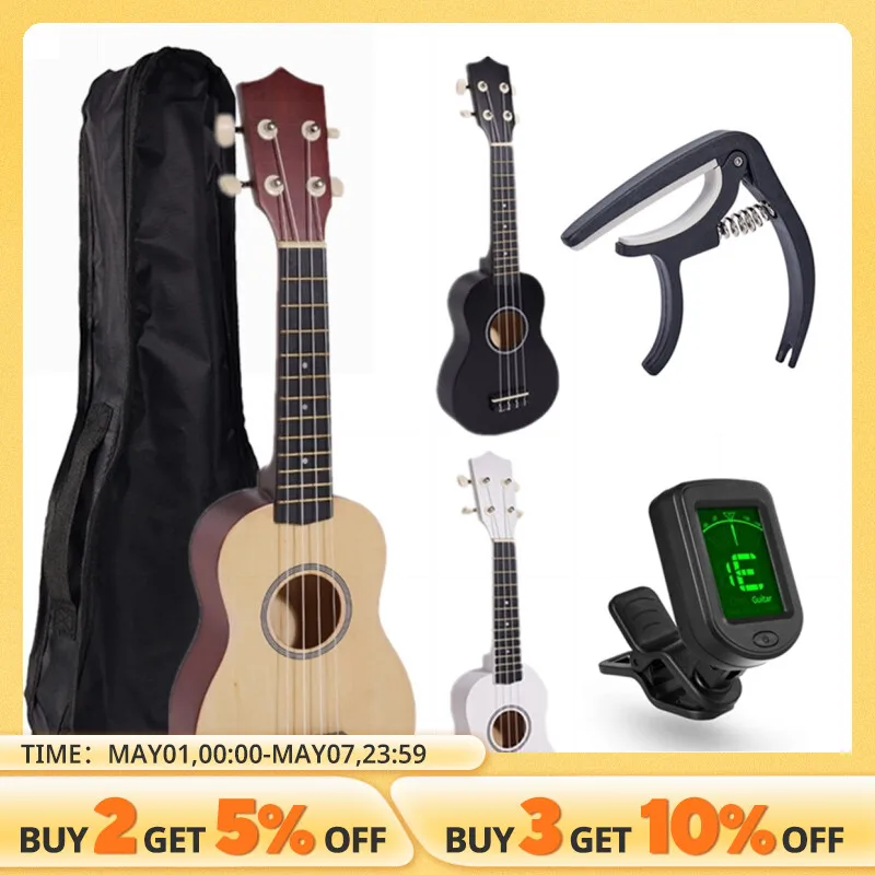 Miwayer-Soprano-Ukulele-for-Beginners-21-Inch-Hawaiian-Starter-Uke ...