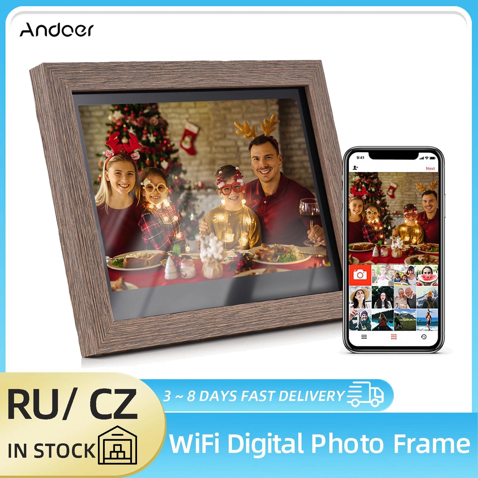 Digital Photo Frame Wifi Touch Screen | Digital Electronic Picture ...