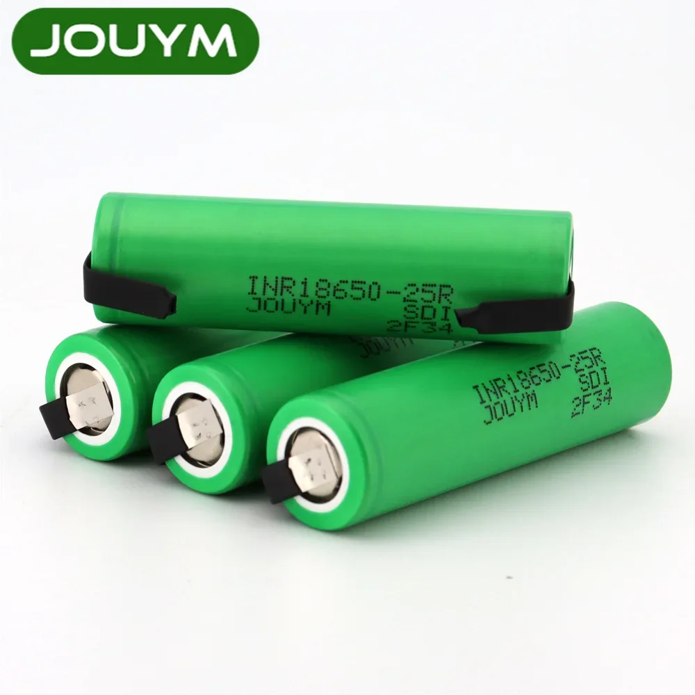18650 Battery 100% New Original INR18650 25R 3.6V Power High Discharge ...