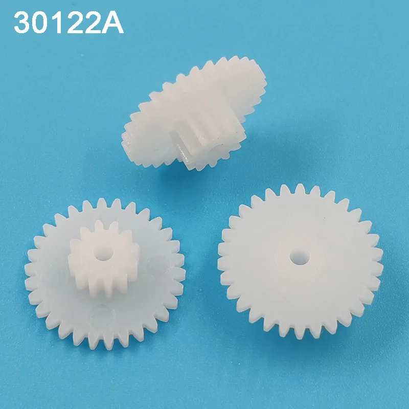 30122A 0.5M Plastic POM Gear Diameter 16mm 30 Teeth 12 Teeth Double ...