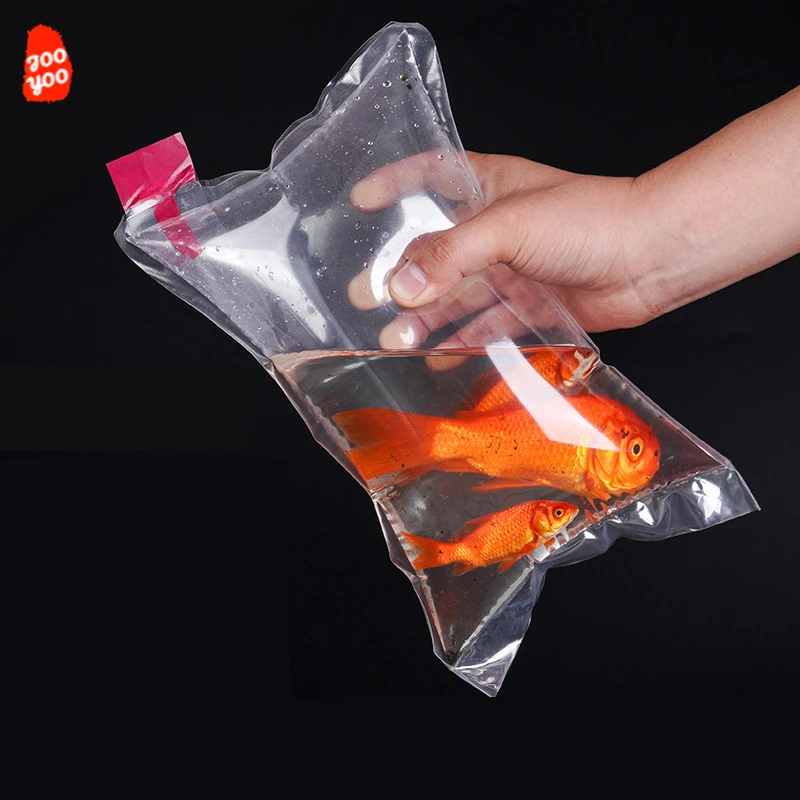 10PCS-Thickened-Live-Fish-Oxygenated-Bag-Transparent-Ornamental-Fish ...