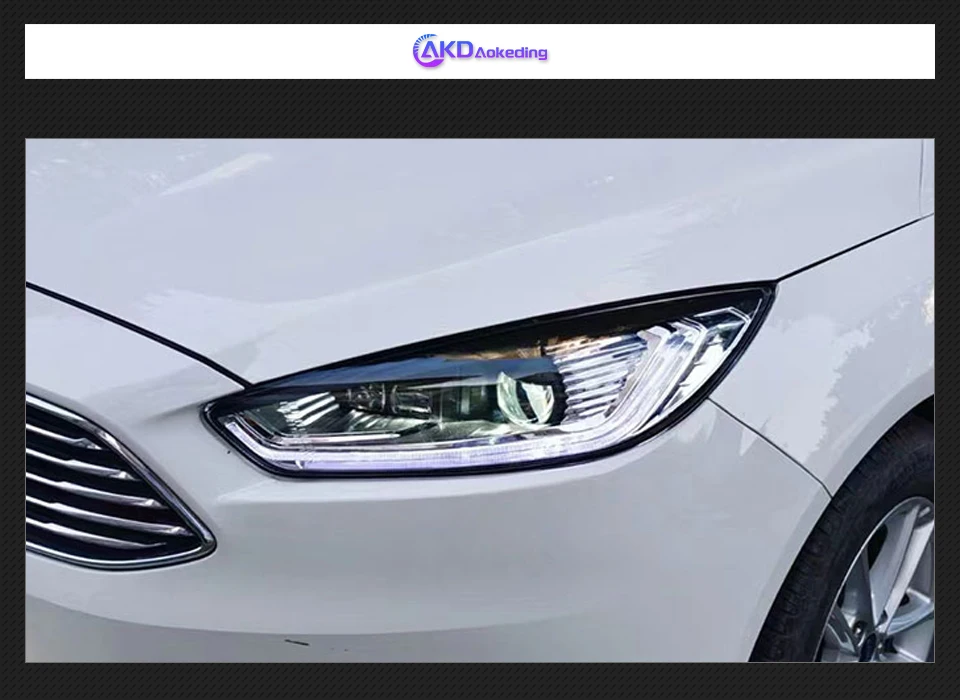 Ford Focus Headlights 2015-2017 New Focus Led Headlight Dynamic Signal ...