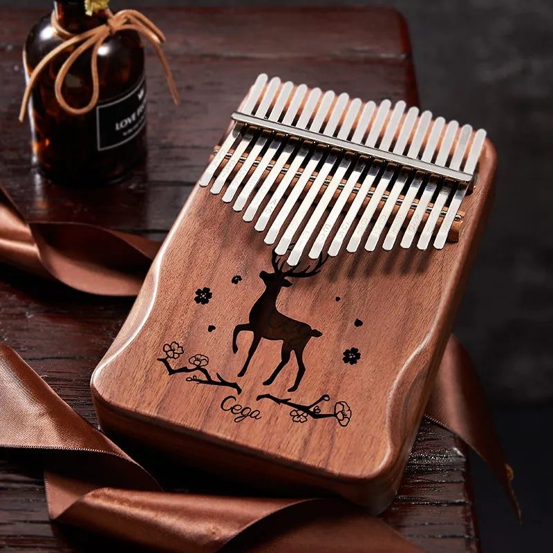 Gift Xylophone Mini Kalimba 17 Key Music Instruments Hluru Thumb Piano ...